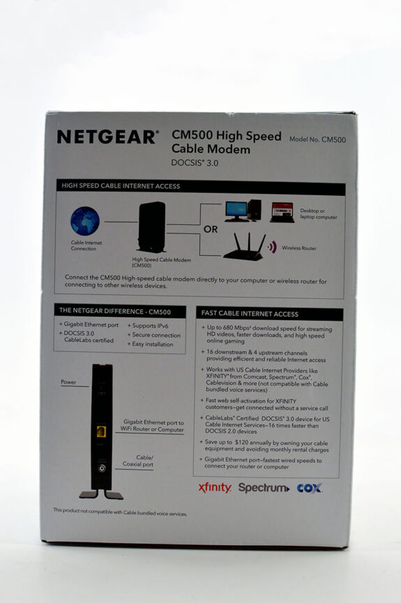 Netgear CM500 High Speed Cable Modem | Resale Technologies