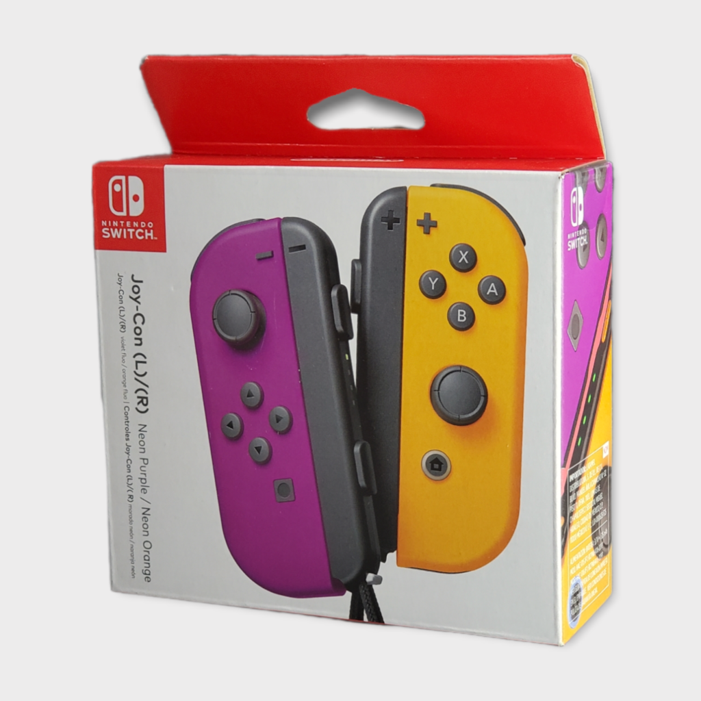 Switch Neon Purple & Orange Joy-Cons | Resale Technologies
