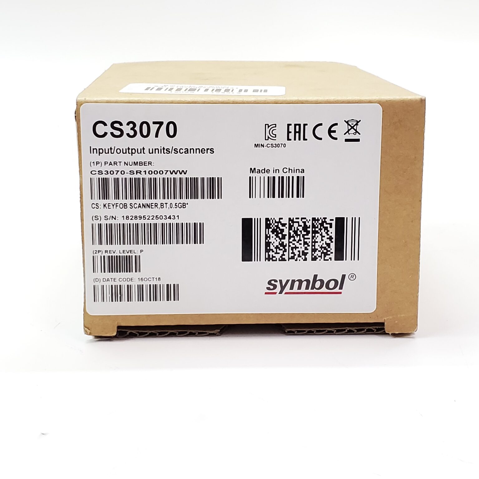 Motorola CS3070 Barcode Scanner (CS3070-SR10007WW) NEW | Resale ...
